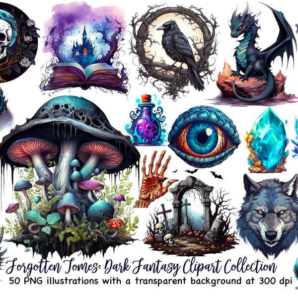 Fantasy Animals Clip Art - Etsy