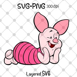 Layered SVG Cut Files Bundle, Piglet Svg, Png, 15 Pcs - Etsy