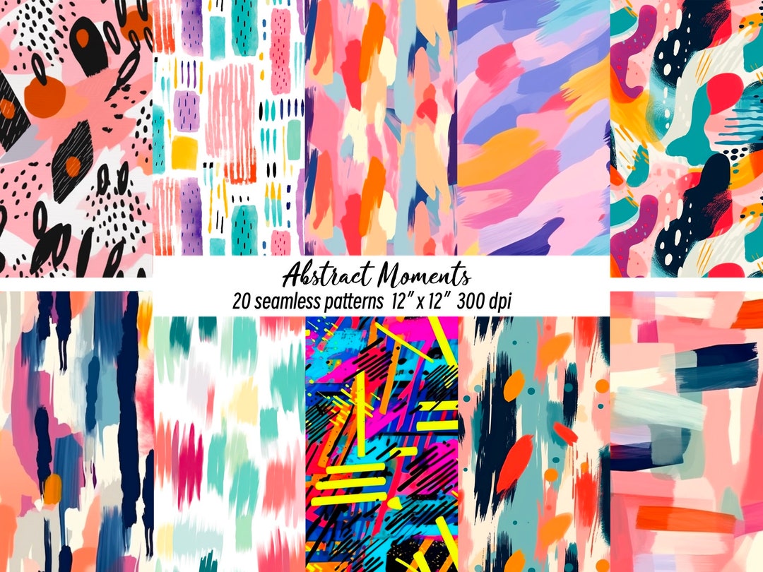 Abstract Digital Paper, Modern Digital Paper, Abstract Seamless ...