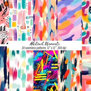 Abstract Digital Paper, Modern Digital Paper, Abstract Seamless ...