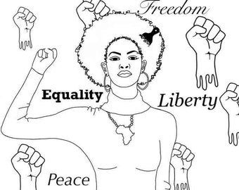 Equality Printable Coloring - Etsy