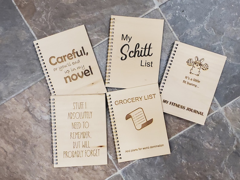 SVG File for Notebook Covers - Spiral-bound 5"x7" Notebooks From Dtree ...