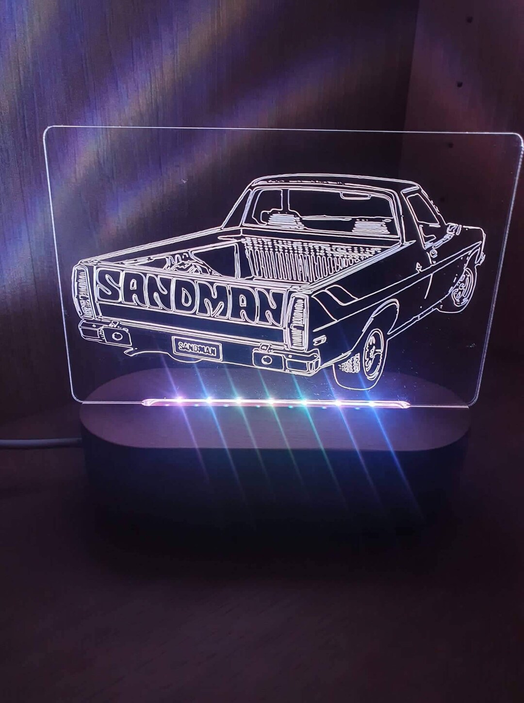 Custom Car Rgb Night Light - Etsy