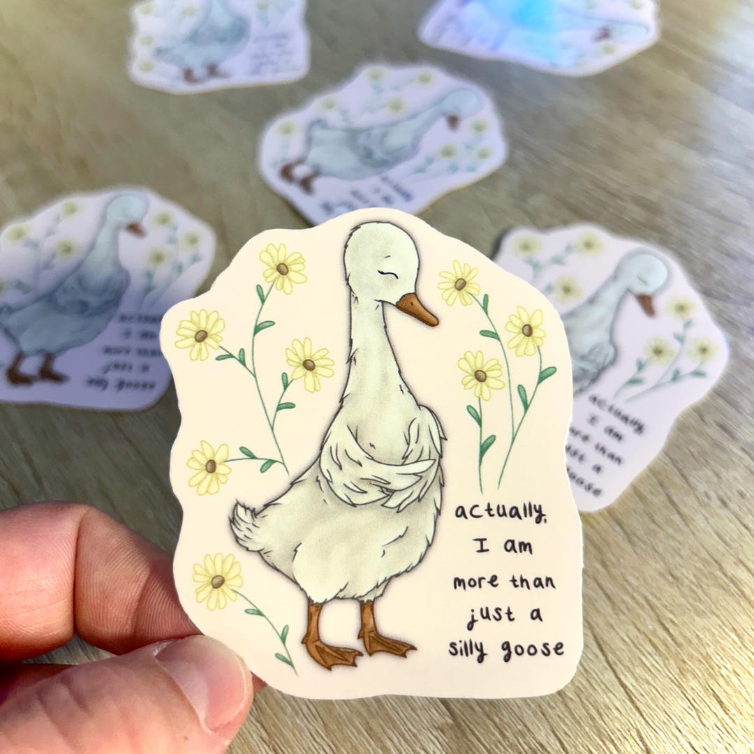 Silly Goose Self-love Sticker - I Am Good Enough Reminders ...