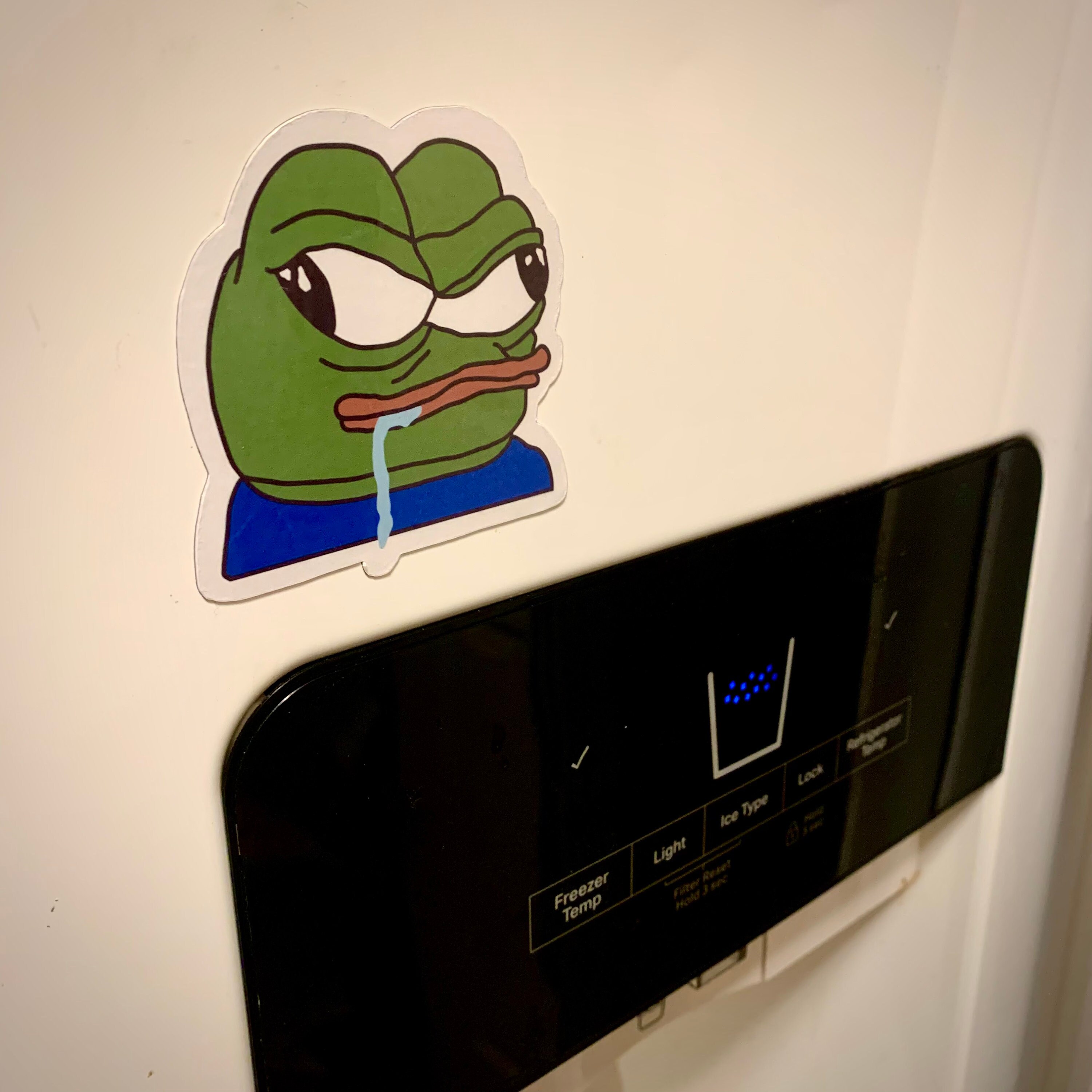 Pepe Magnet Drooling Pepe Meme Peepo Pepe Frog Twitch - Etsy
