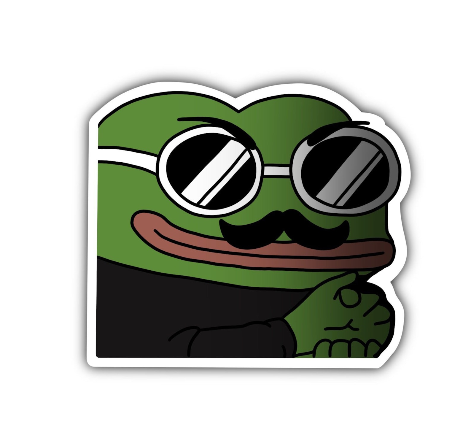 Pepe Sticker Pepe Frosch Twitch Emote Meme Sticker Pepe - Etsy.de