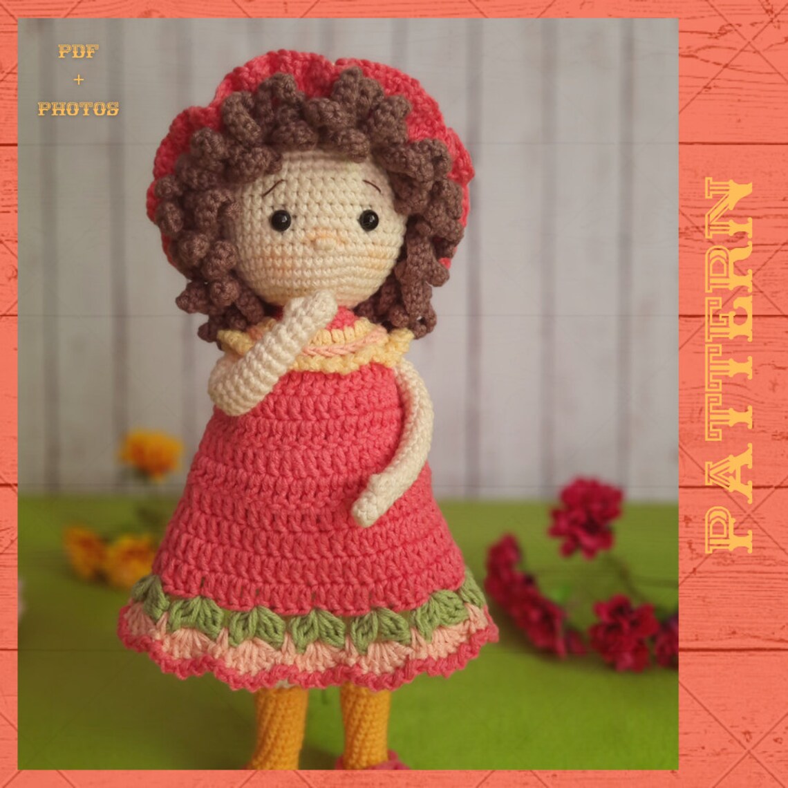 Chloe Crochet Doll Pattern Amigurumi Doll Pattern PDF English - Etsy