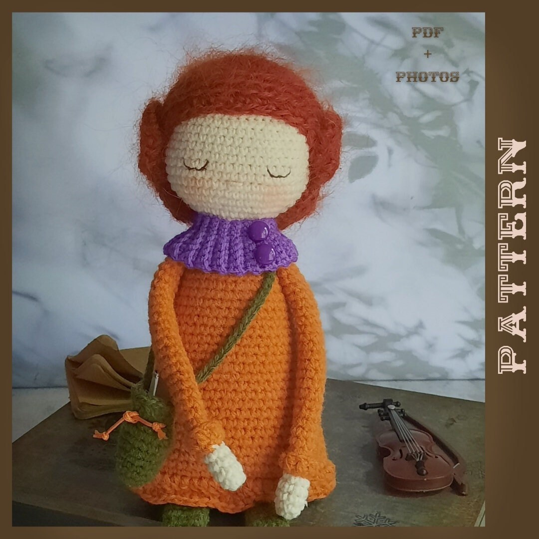 Viola Crochet Doll Pattern Amigurumi Doll Pattern PDF English - Etsy
