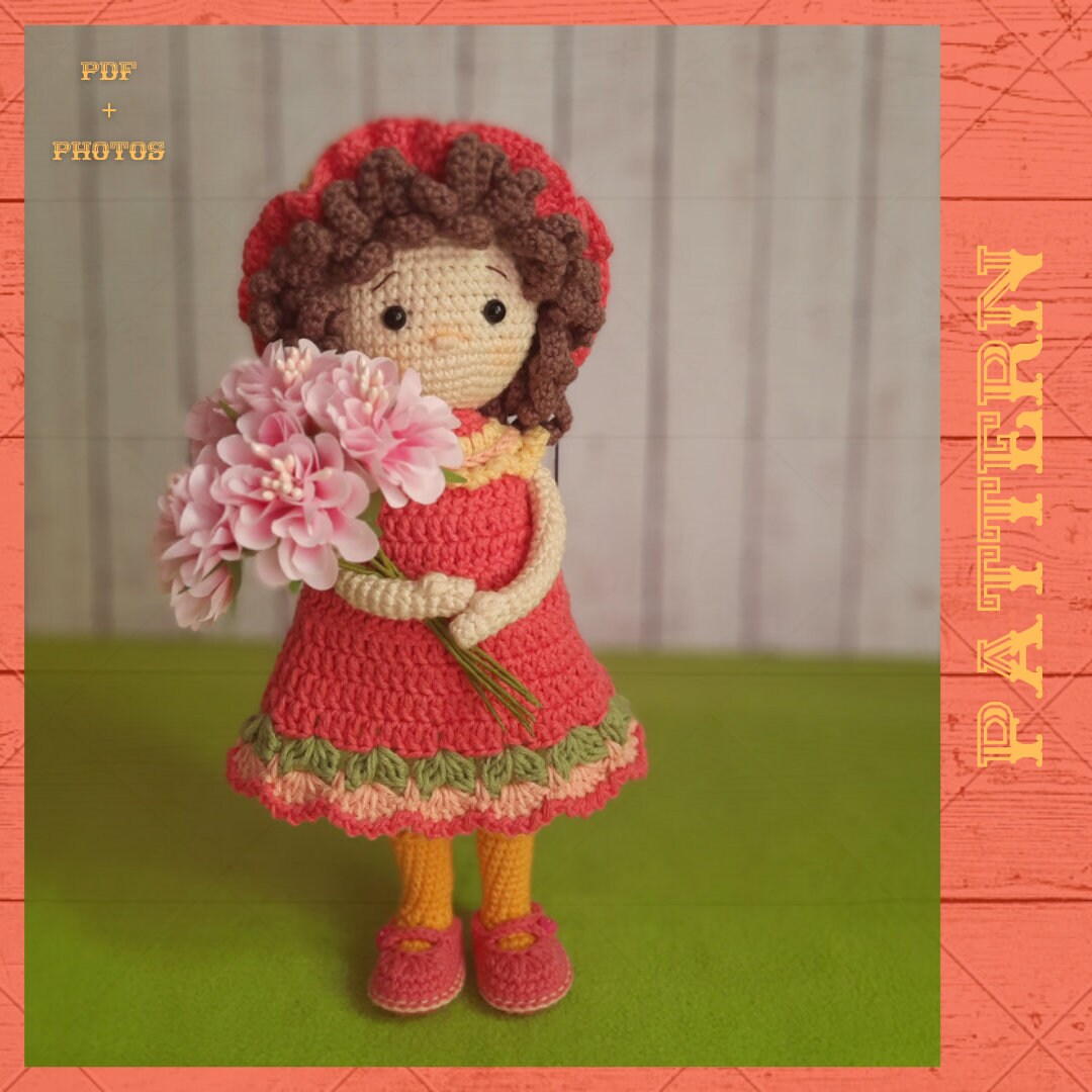 Chloe Crochet Doll Pattern Amigurumi Doll Pattern PDF English - Etsy