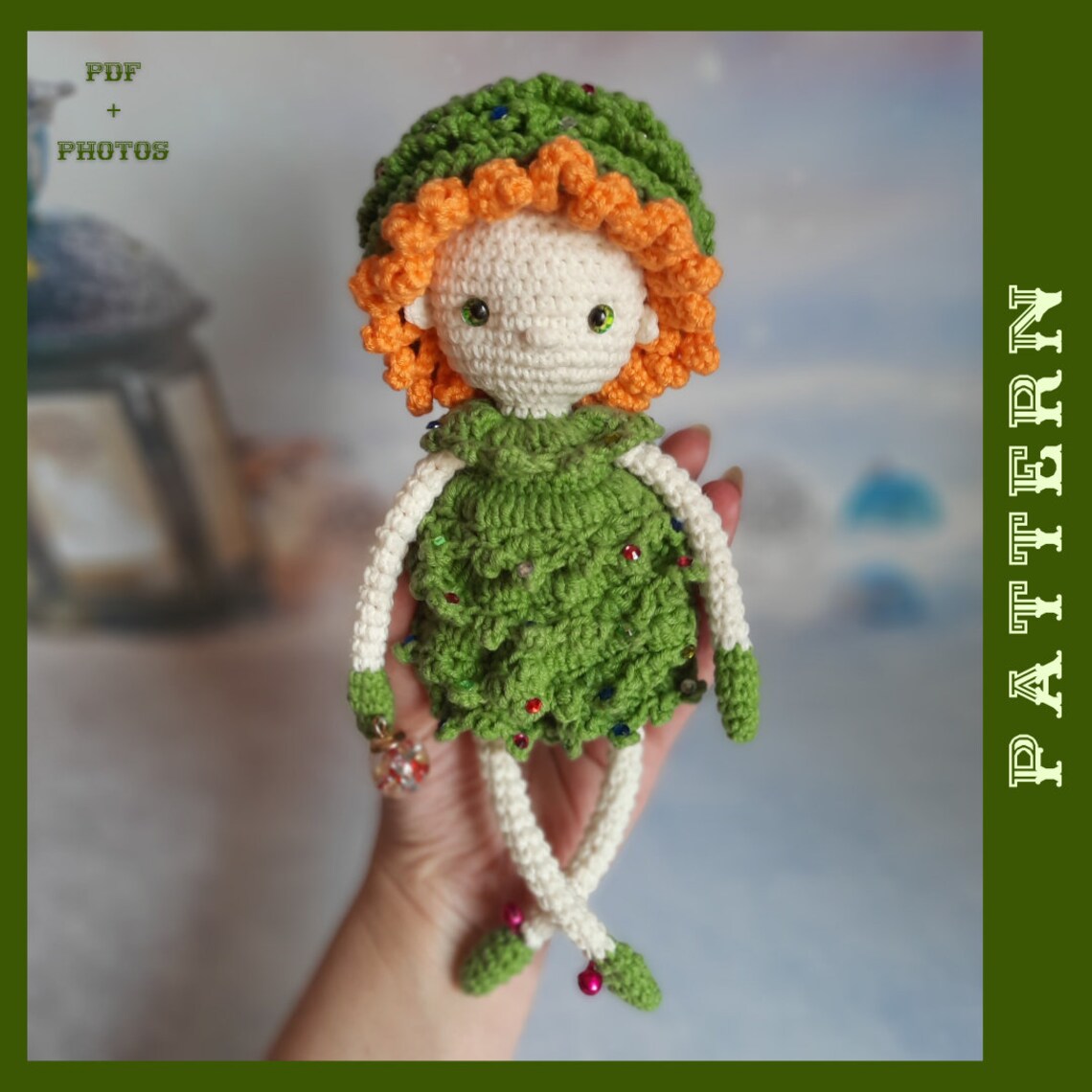 Amigurumi Crochet Christmas Tree Doll Pattern PDF English - Etsy
