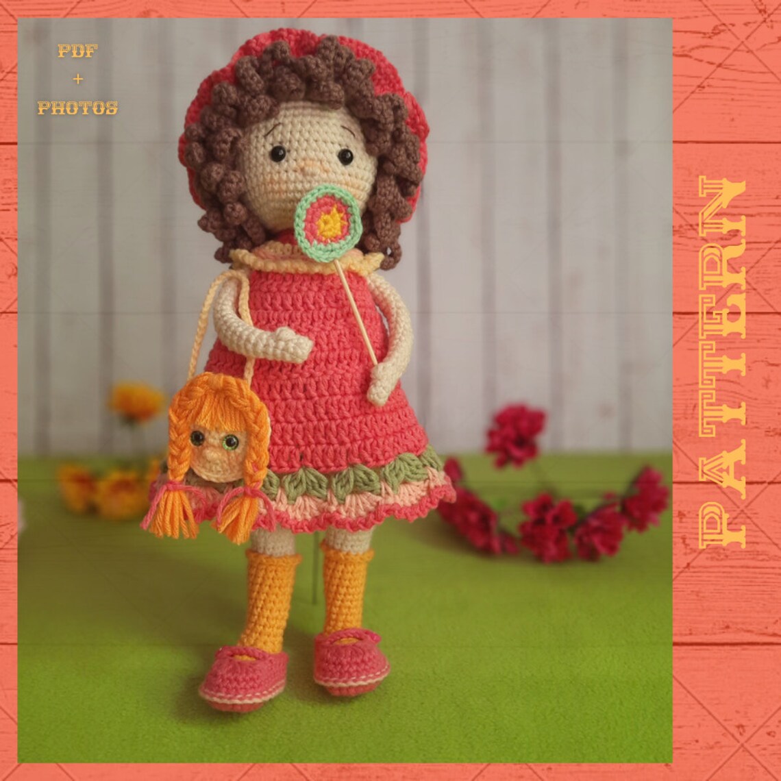 Chloe Crochet Doll Pattern Amigurumi Doll Pattern PDF English - Etsy