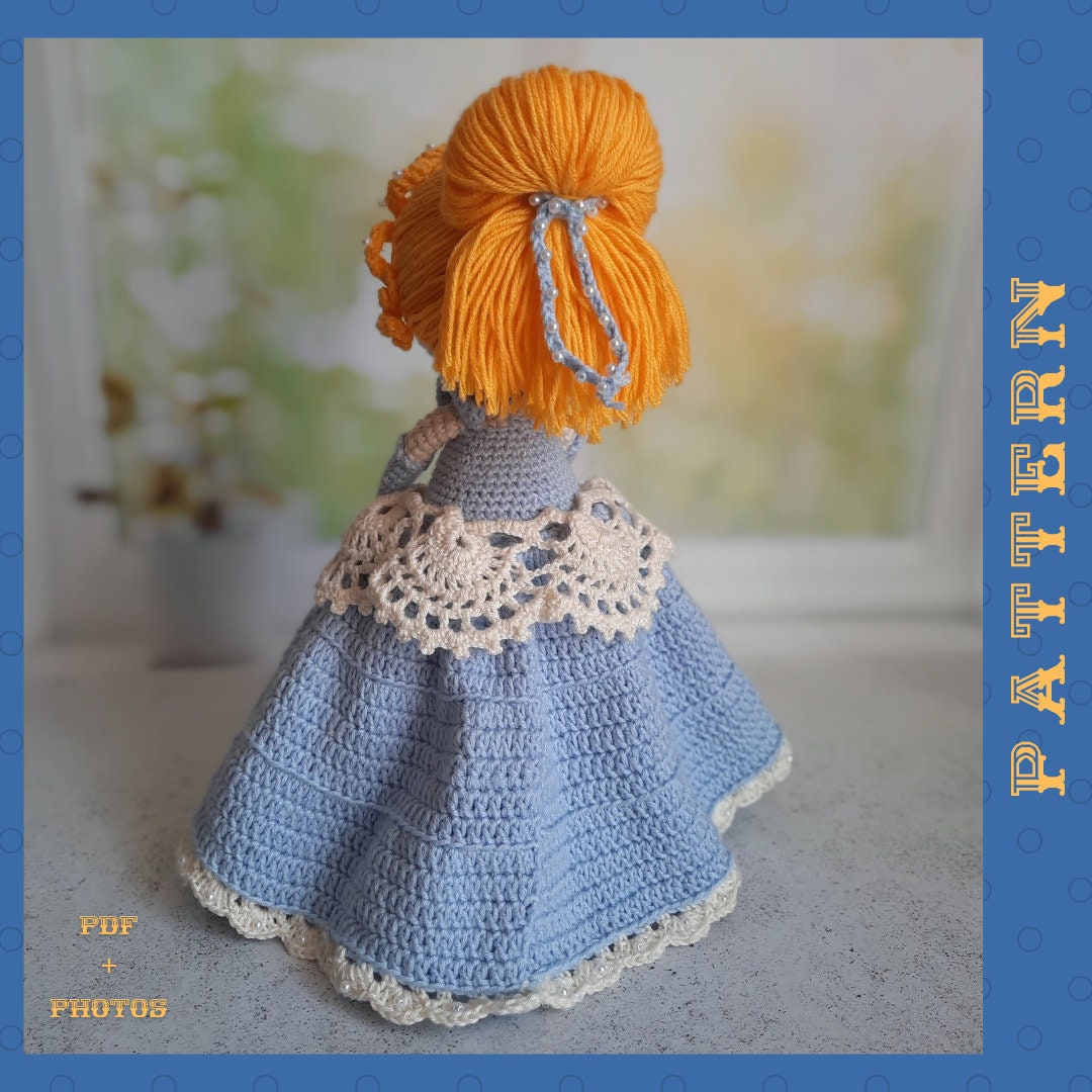 Cinderella Amigurumi Crochet Pattern, Crochet Princess Pattern, Crochet ...