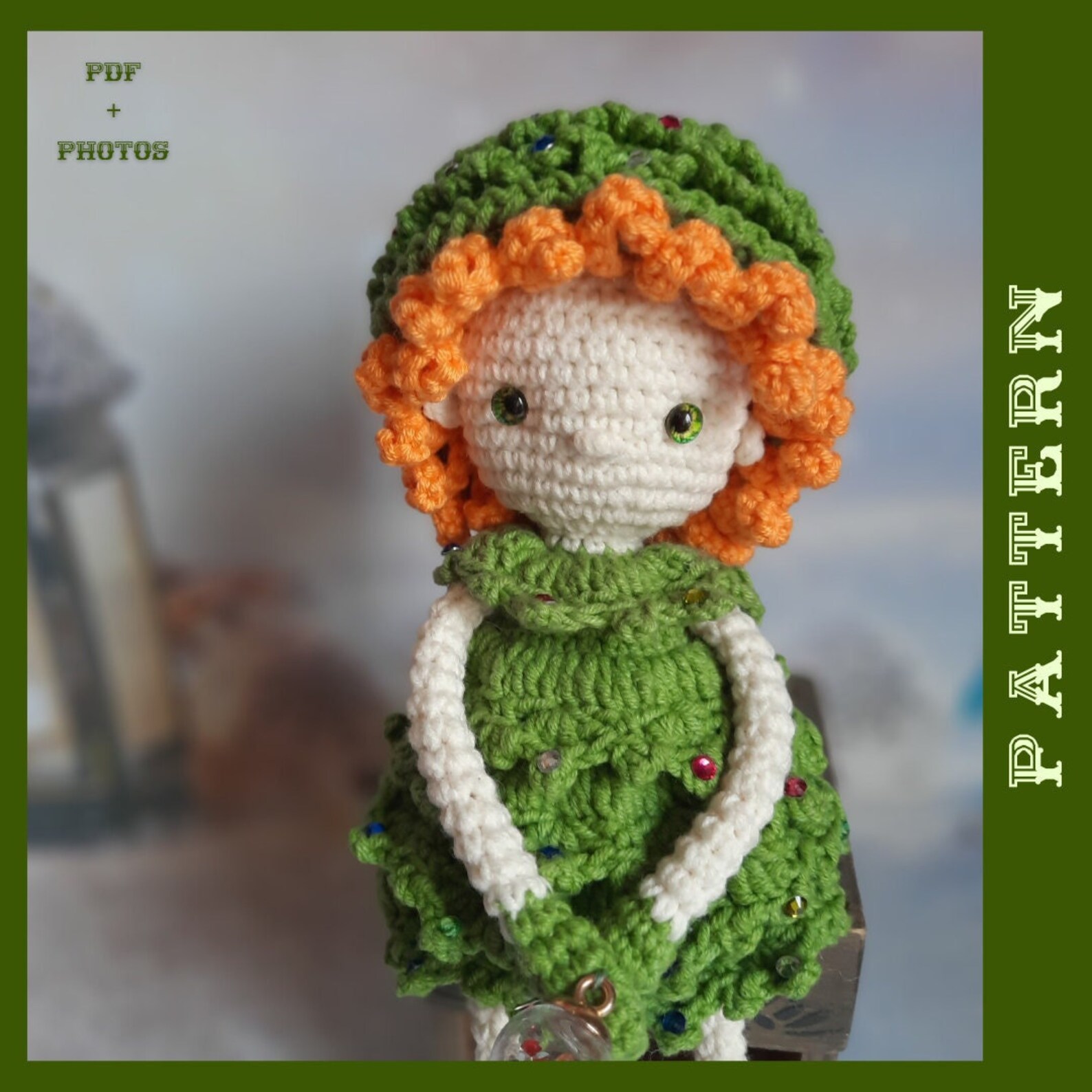 Amigurumi Crochet Christmas Tree Doll Pattern PDF English Tutorial - Etsy