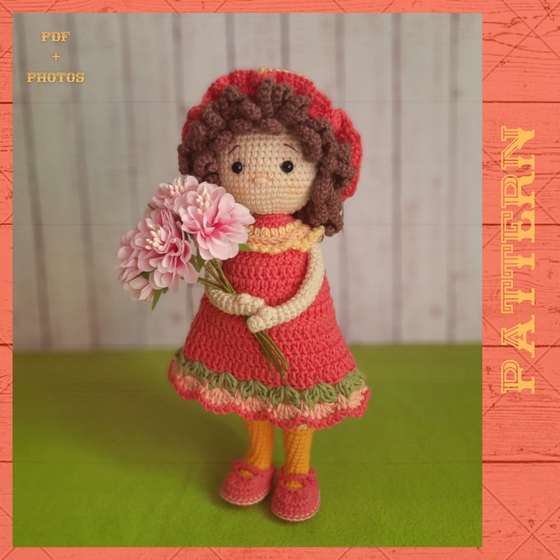 Chloe Crochet Doll Pattern Amigurumi Doll Pattern PDF English - Etsy