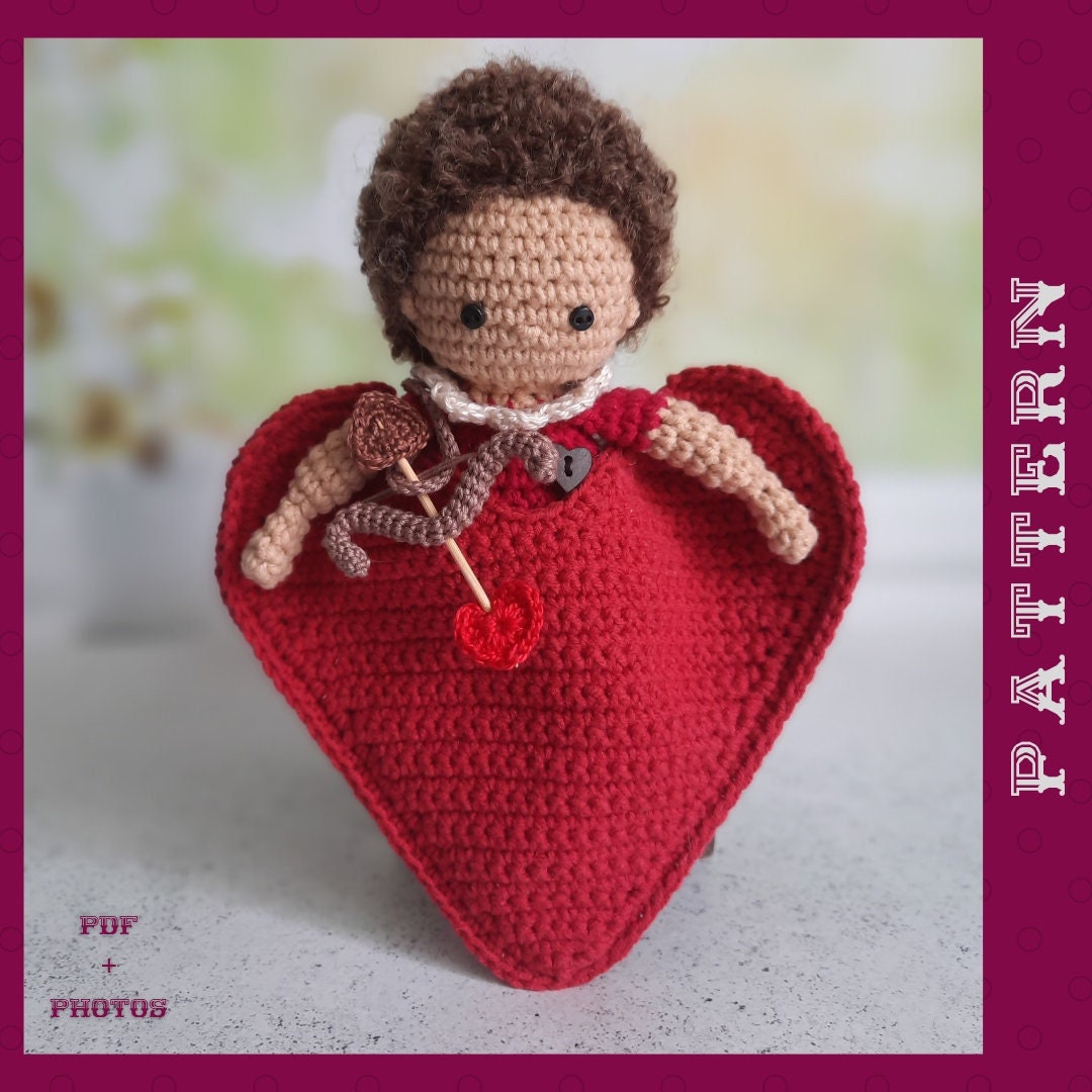 Valentine's Gift Amigurumi Cupid Crochet Pattern Amigurumi Crochet ...