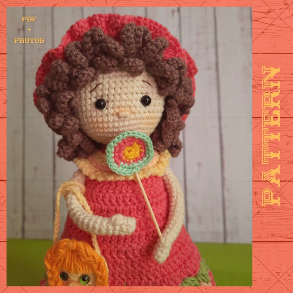 Chloe Crochet Doll Pattern Amigurumi Doll Pattern PDF English - Etsy