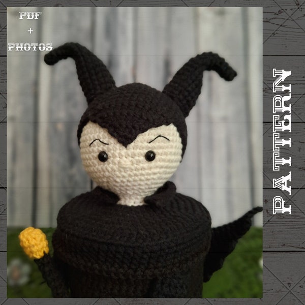 Maleficent Crochet - Etsy