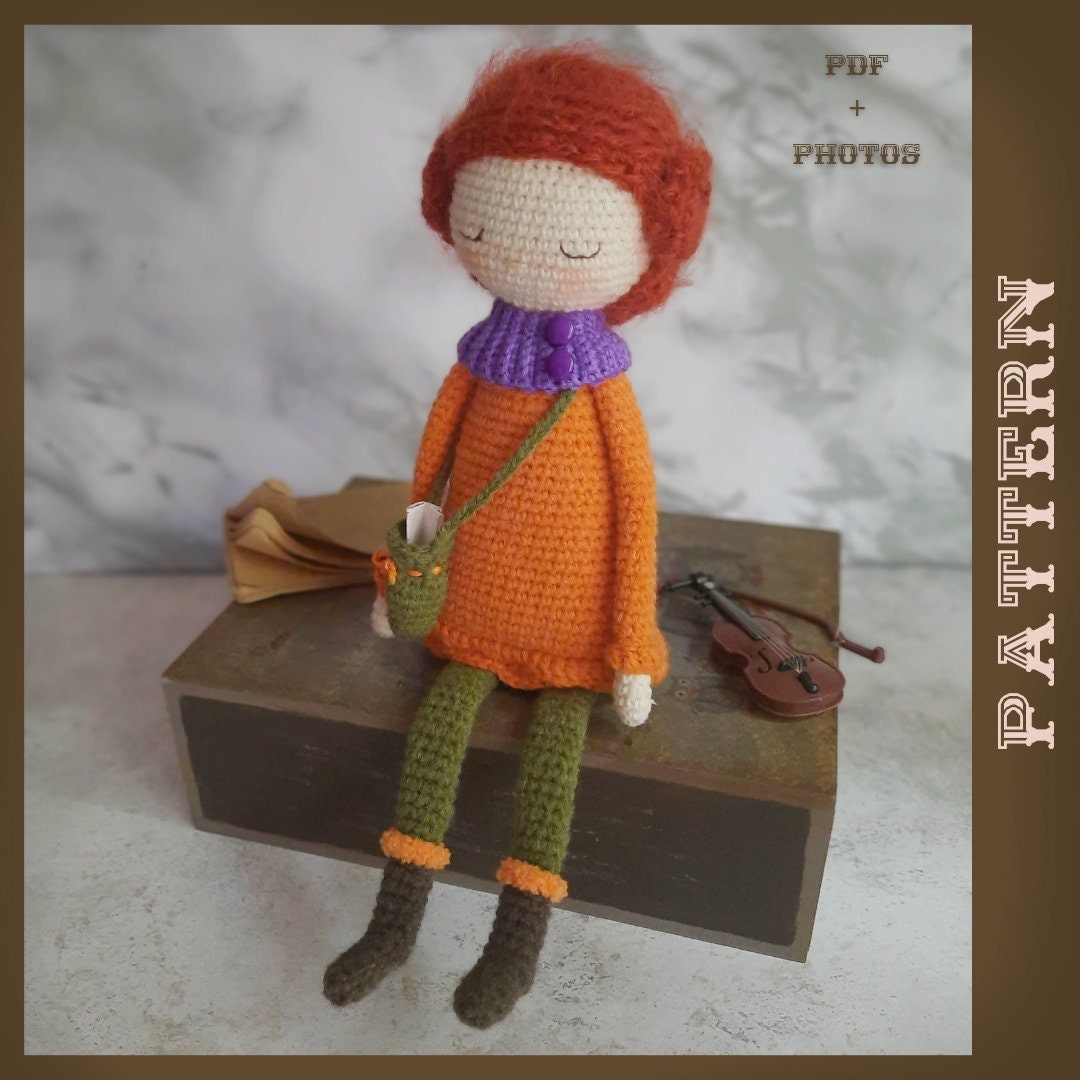 Viola Crochet Doll Pattern Amigurumi Doll Pattern PDF English - Etsy