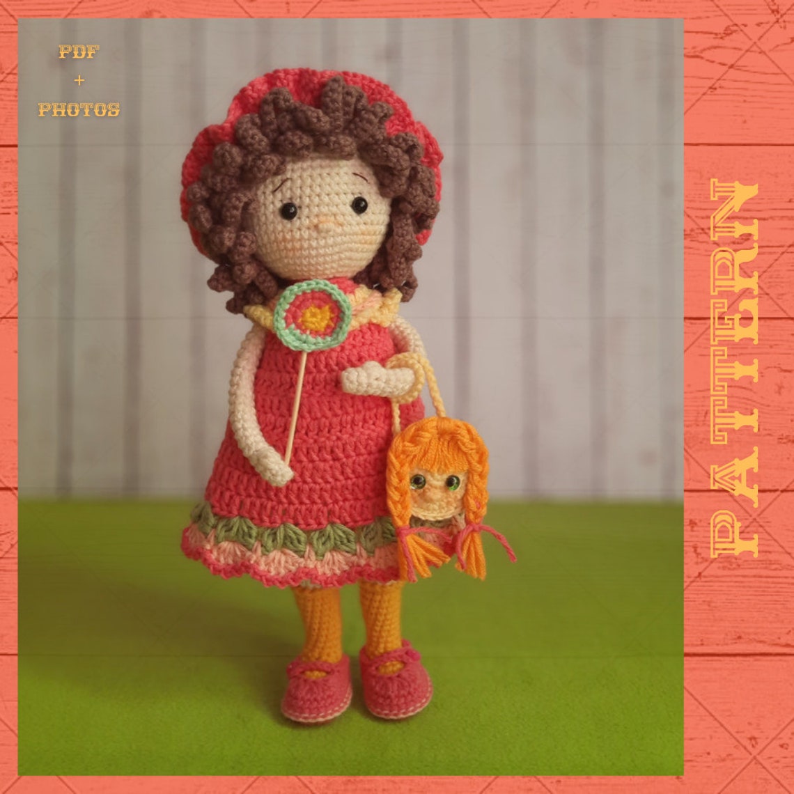 Chloe Crochet Doll Pattern Amigurumi Doll Pattern PDF English - Etsy