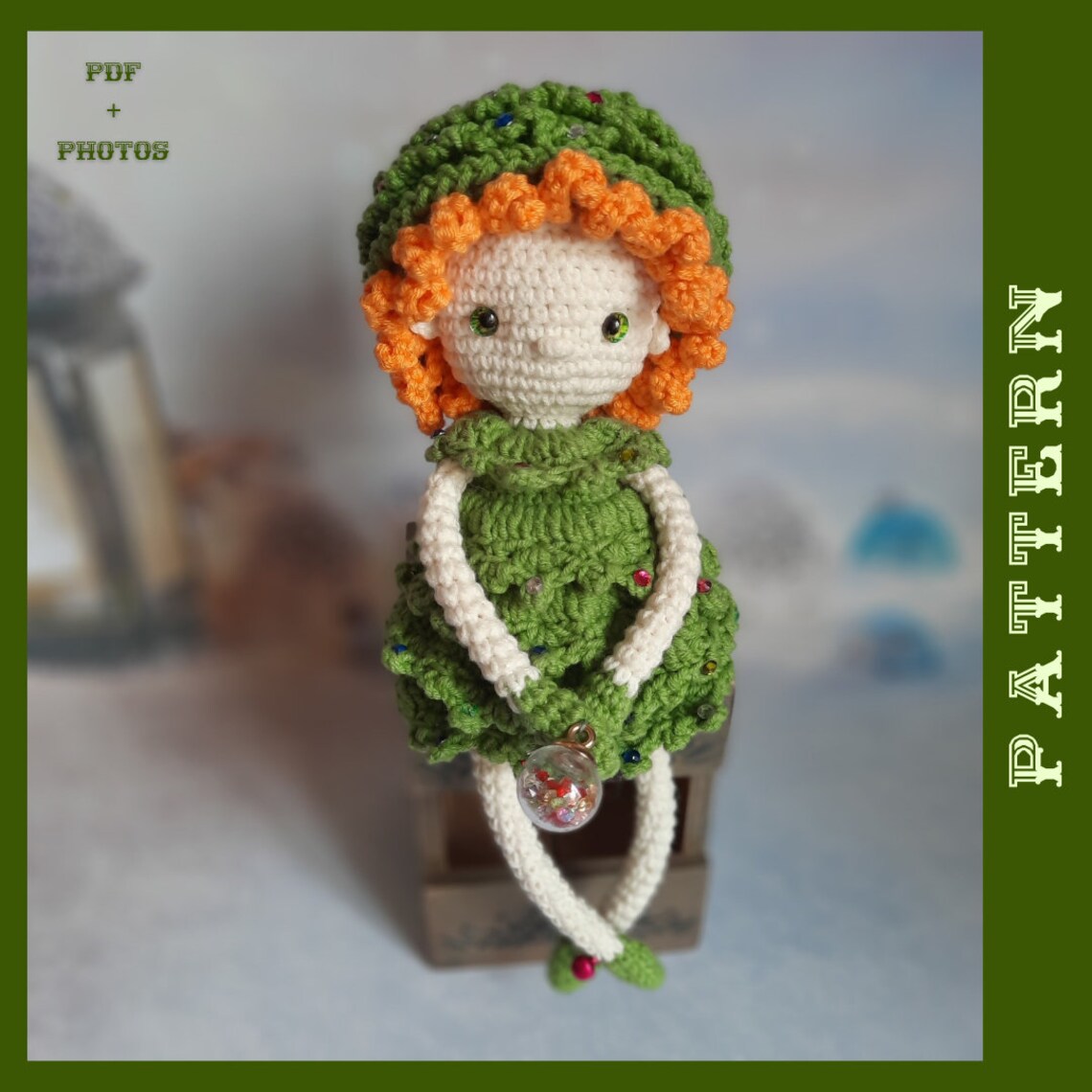 Amigurumi Crochet Christmas Tree Doll Pattern PDF English - Etsy