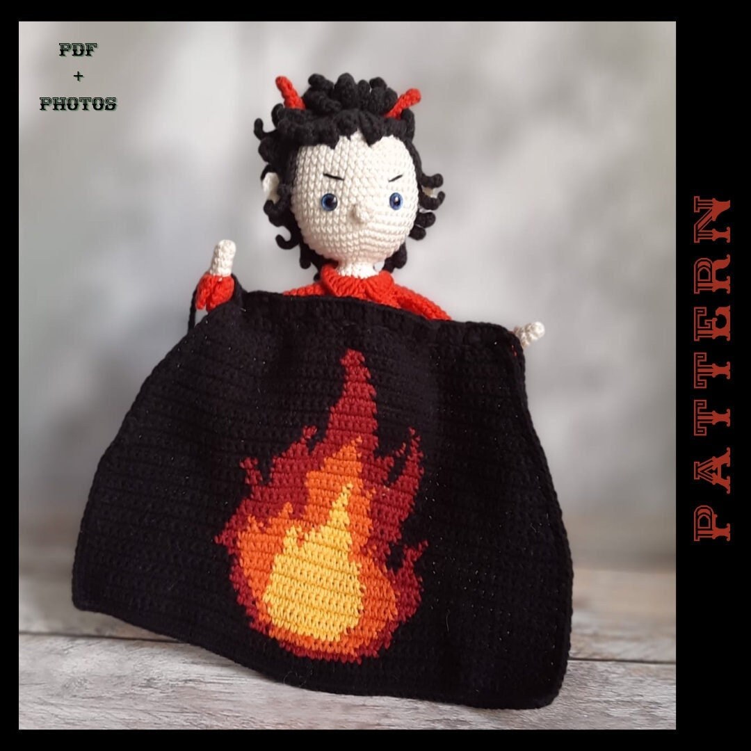 Devil Crochet Doll Pattern Amigurumi Lucifer Doll PDF English - Etsy