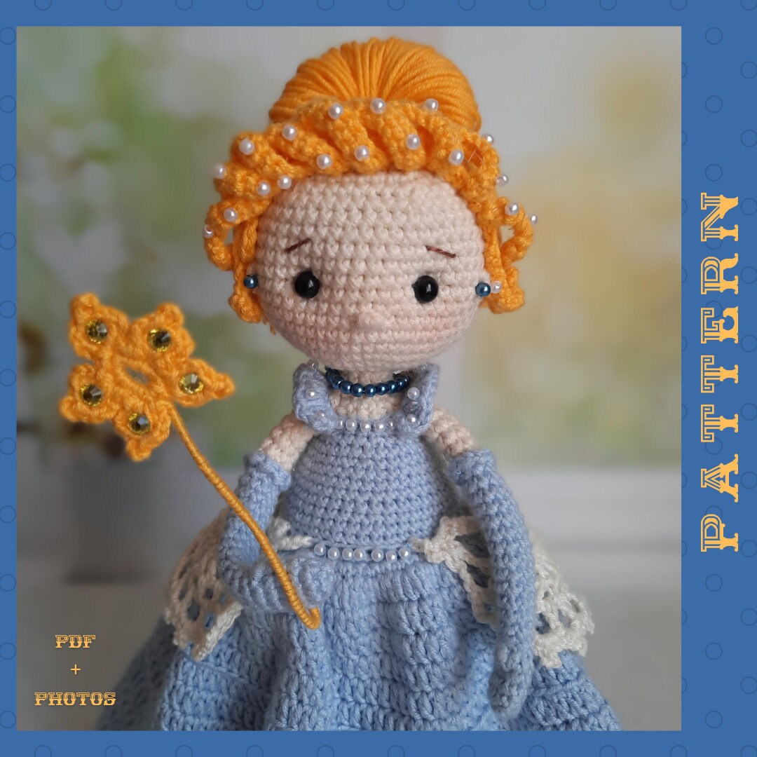 Cinderella Amigurumi Crochet Pattern, Crochet Princess Pattern, Crochet ...