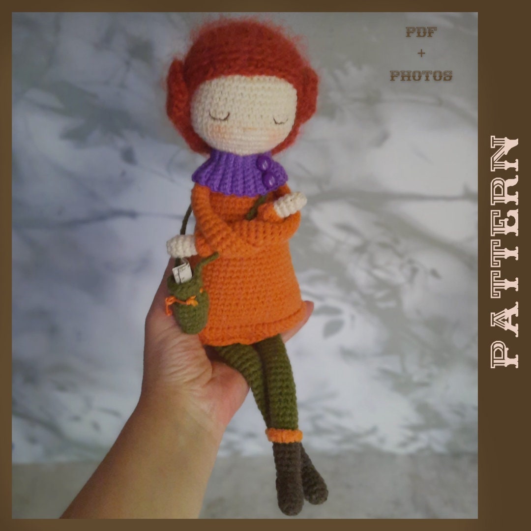 Viola Crochet Doll Pattern Amigurumi Doll Pattern PDF English - Etsy