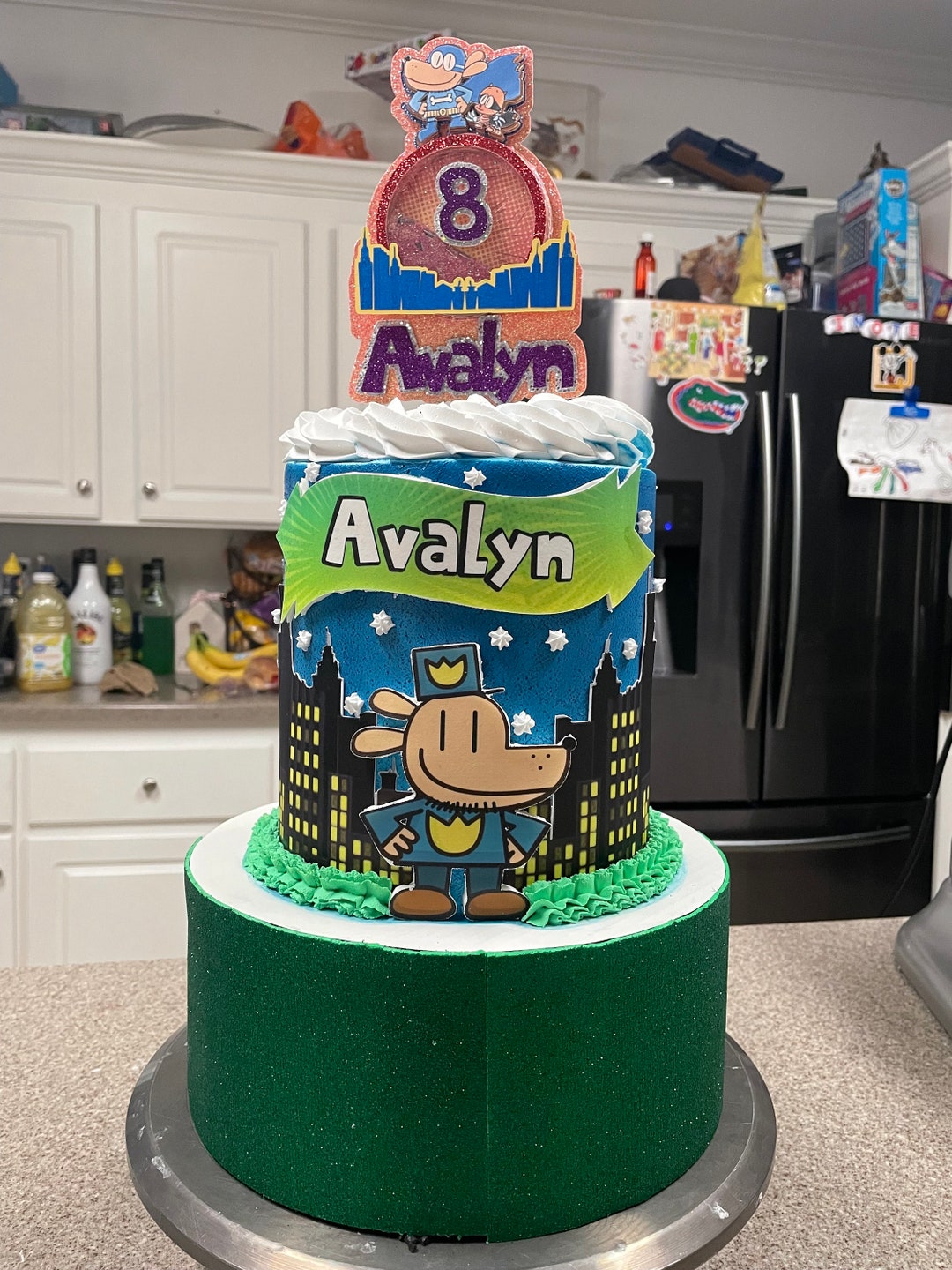 Dogman and Catkid Edible Images and Cake Topper - Etsy