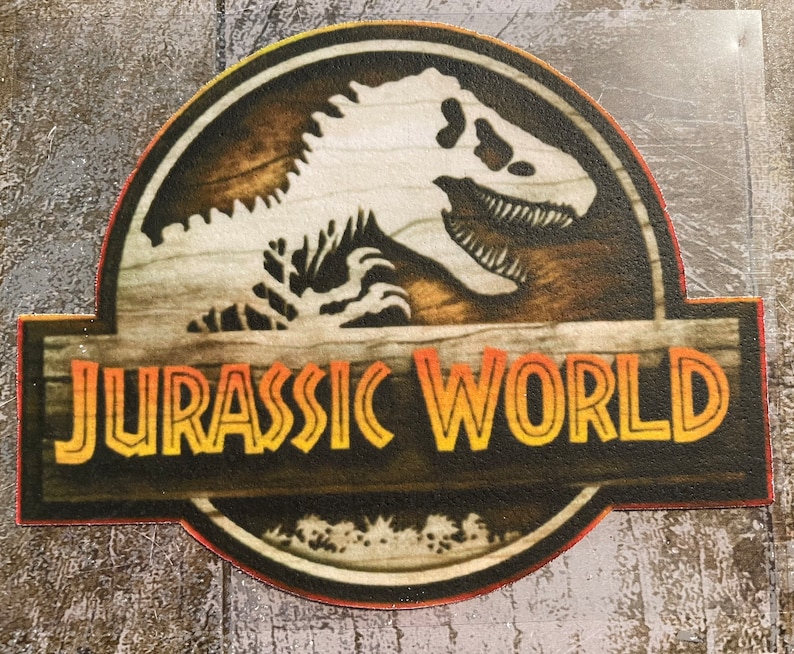 Jurassic Park/jurassic World/camp Cretaceous Logo Edible - Etsy