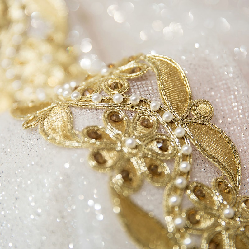 Gold Fabric Trim - Etsy