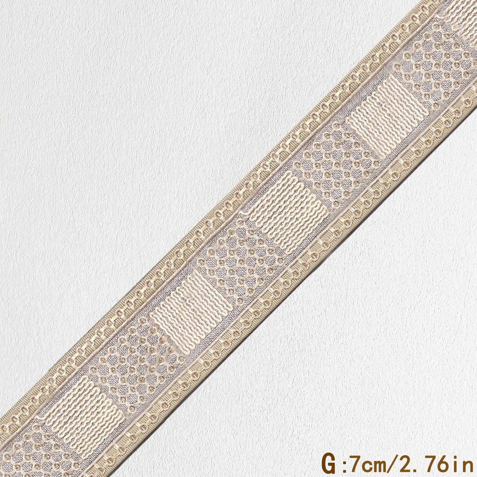 The Linen Embroidery Trim is Suitable for Curtains, Sofas, and Home ...