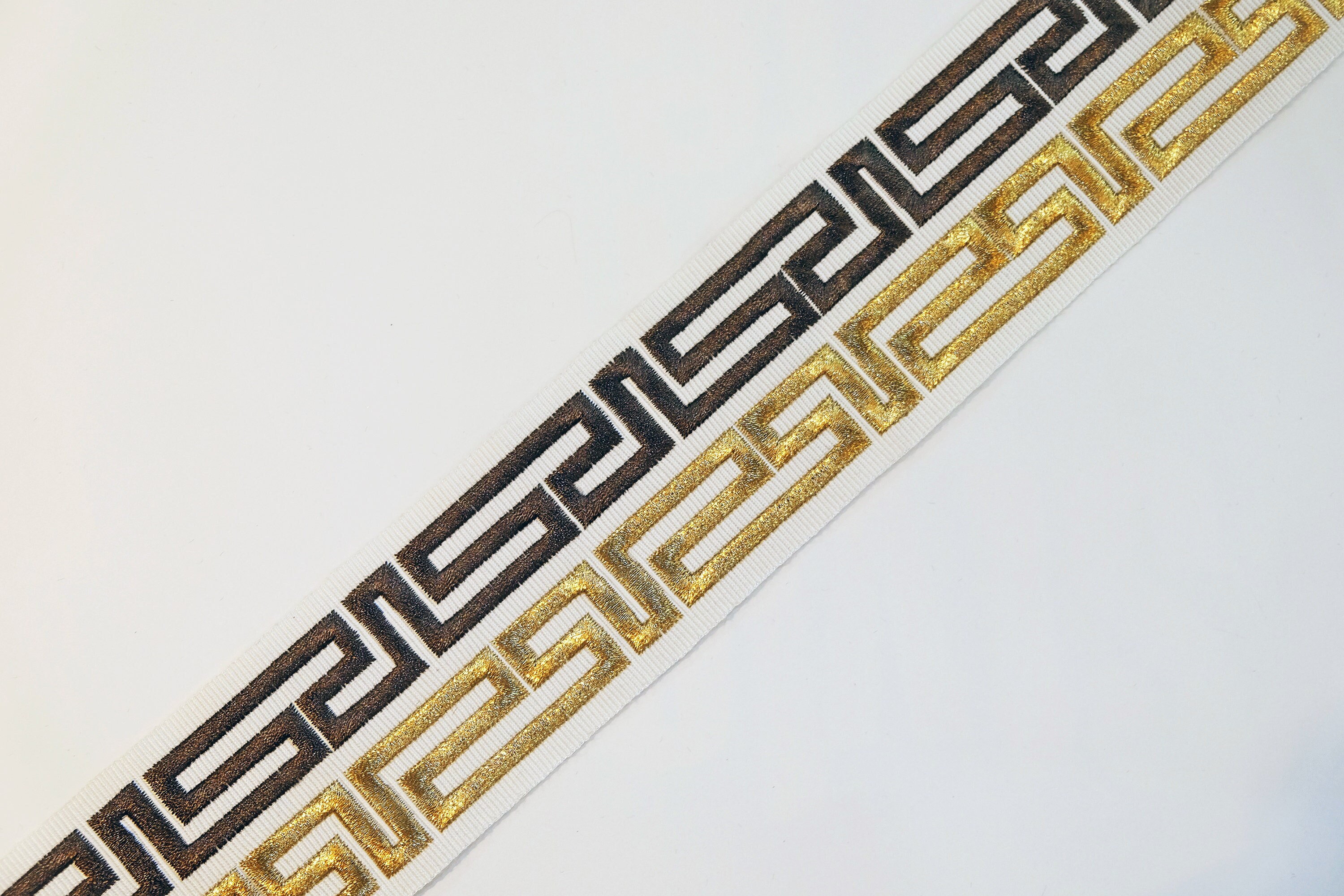 Embroidery Greek Key Trim Tapetrim by the Yard - Etsy