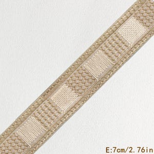 The Linen Embroidery Trim is Suitable for Curtains, Sofas, and Home ...
