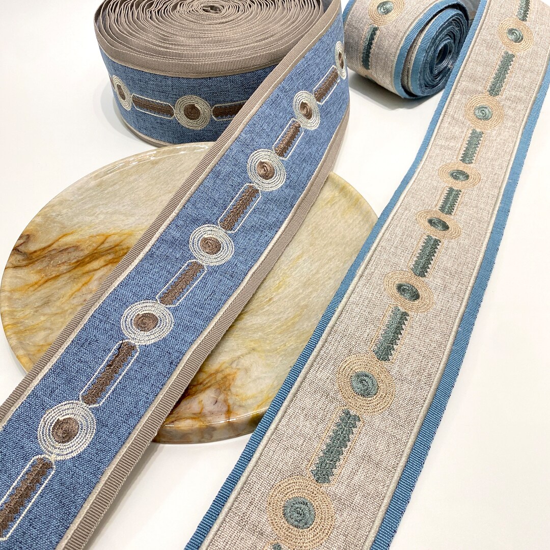 Linen Embroidery Trim, Curtain Trim, Trim for Sofa, Home Decor. - Etsy