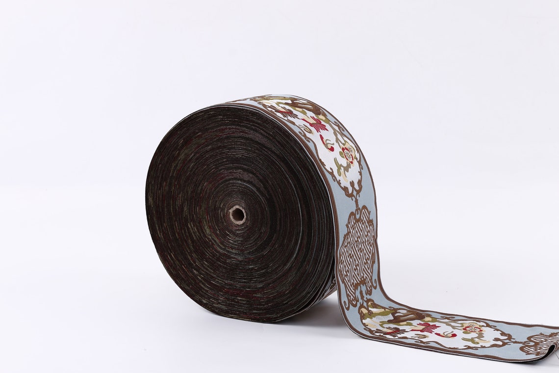 Curtain decoration fabric embroidery tape decoration 5.9 | Etsy