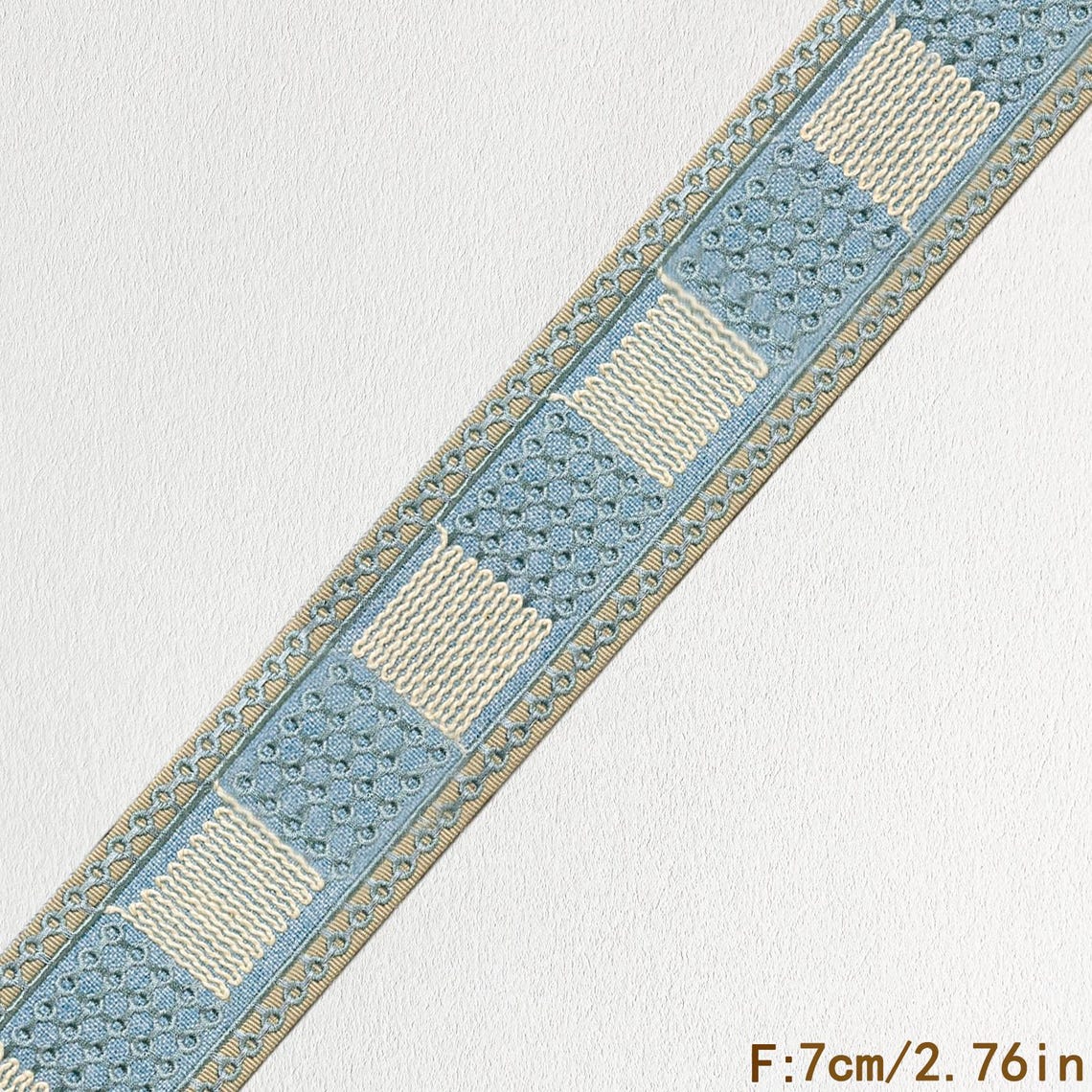 The Linen Embroidery Trim is Suitable for Curtains, Sofas, and Home ...