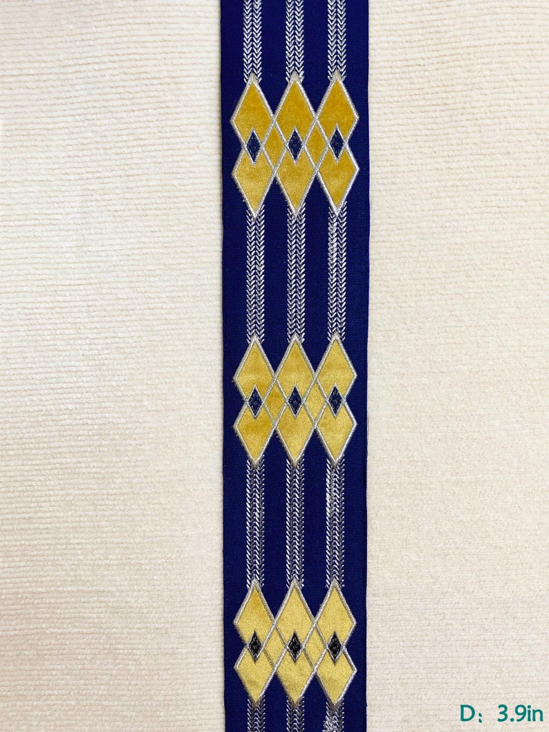 Flocking Embroidery Trim: Designer Curtain DIY Embellishment - Etsy