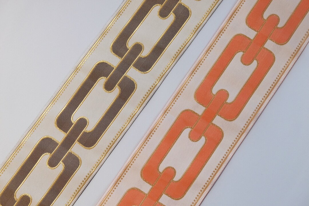 Jacquard Curtain Trim: Yarn-dyed Fabric Decoration (3.4 Inches) - Etsy