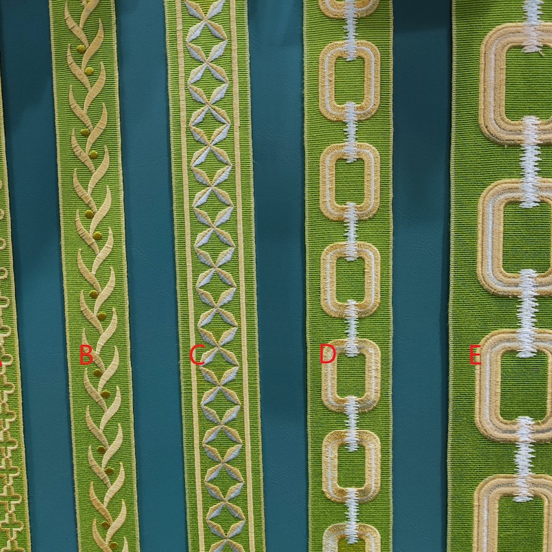 Green Fabric Trim - Etsy