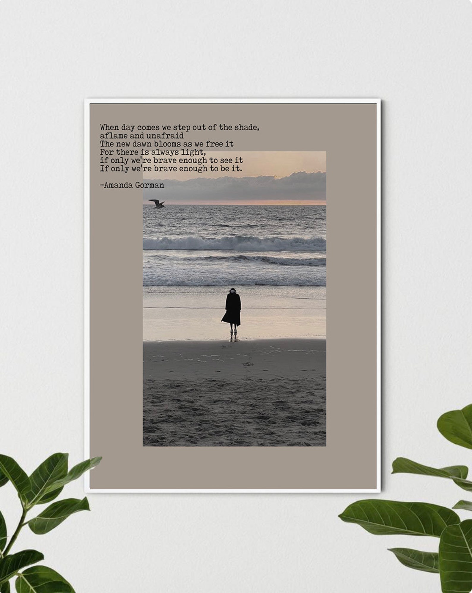 Amanda Gorman Inauguration Poem Excerpt Digital Download Art Print ...