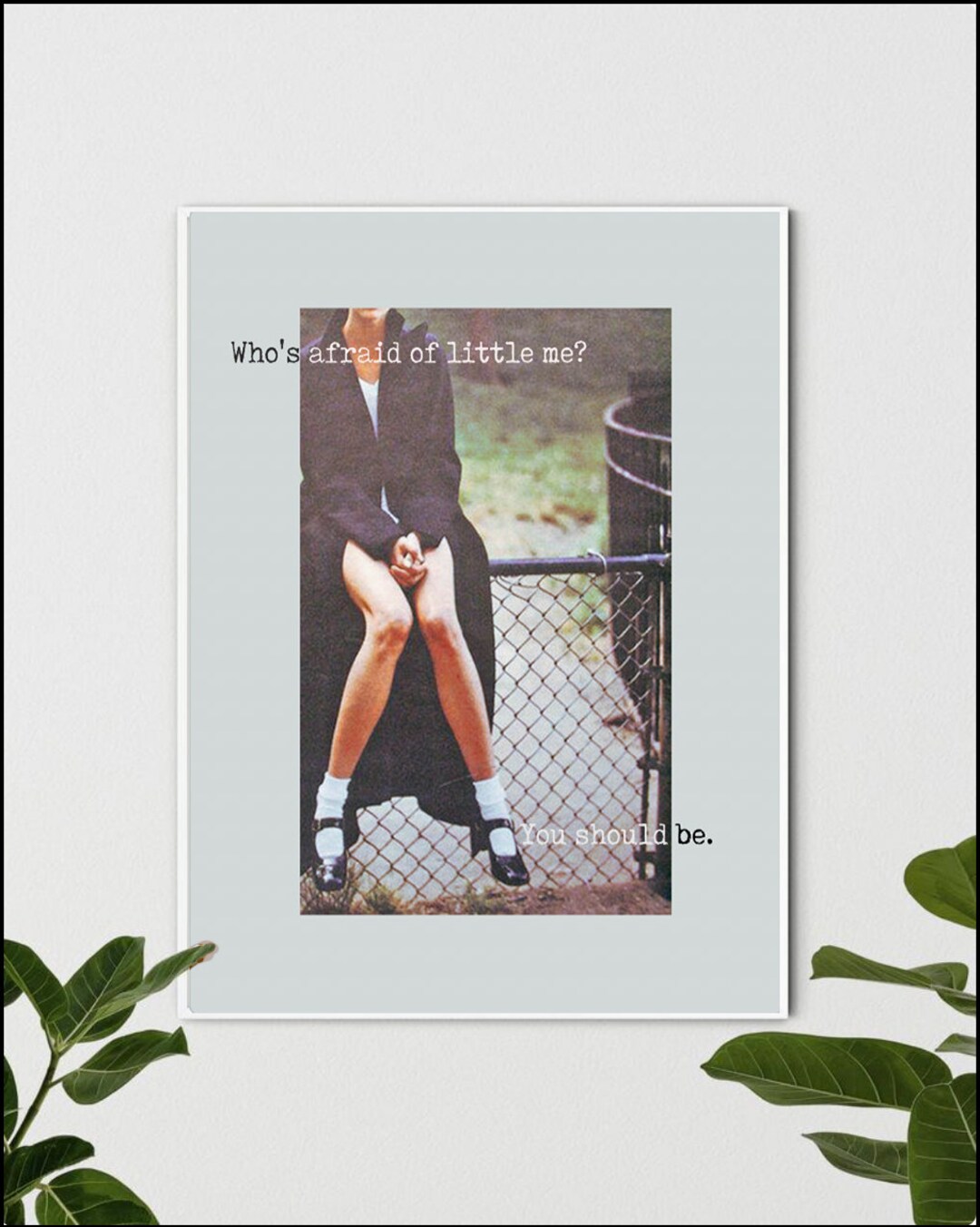 TTPD Who's Afraid of Little Old Me 90s Fashion Digital Download Art ...