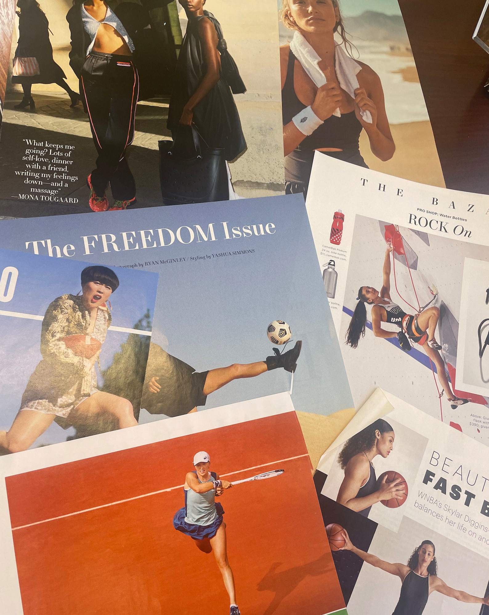 Magazine Collage Kit Athletic Aesthetic Sporty High Fashion 25 Pages ...