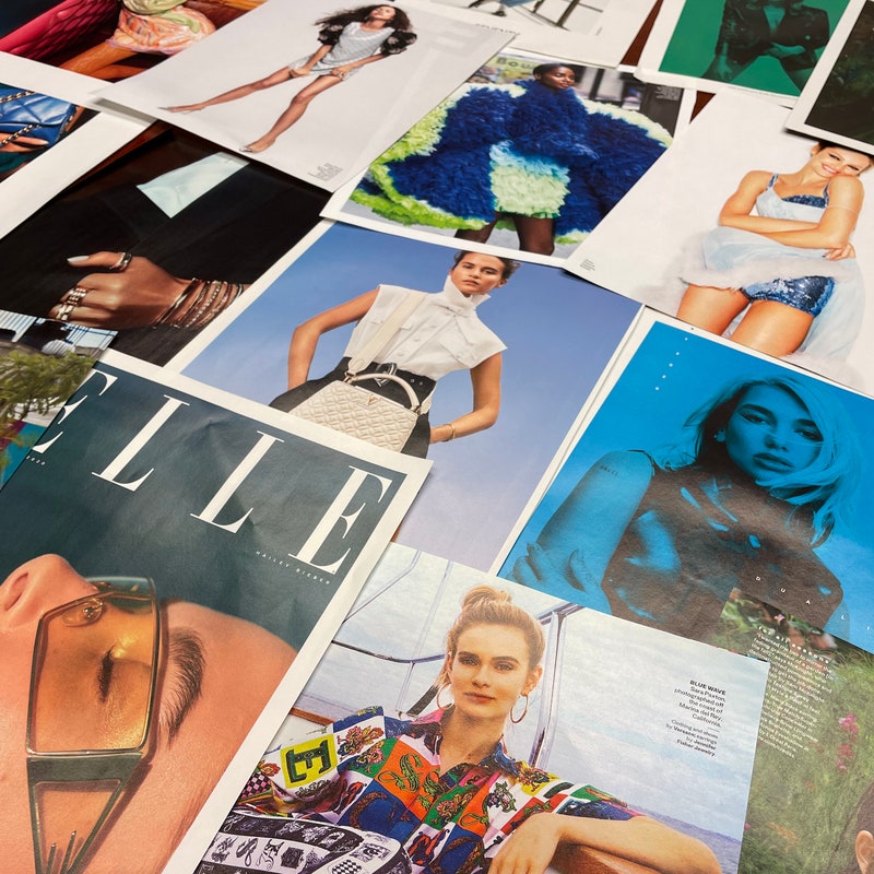 Magazine Collage Art - Etsy