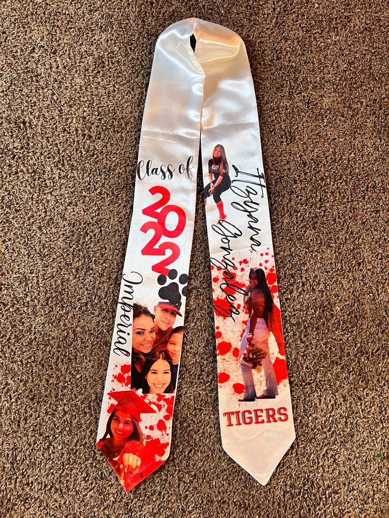 Custom Sublimated Graduation Stole - Etsy