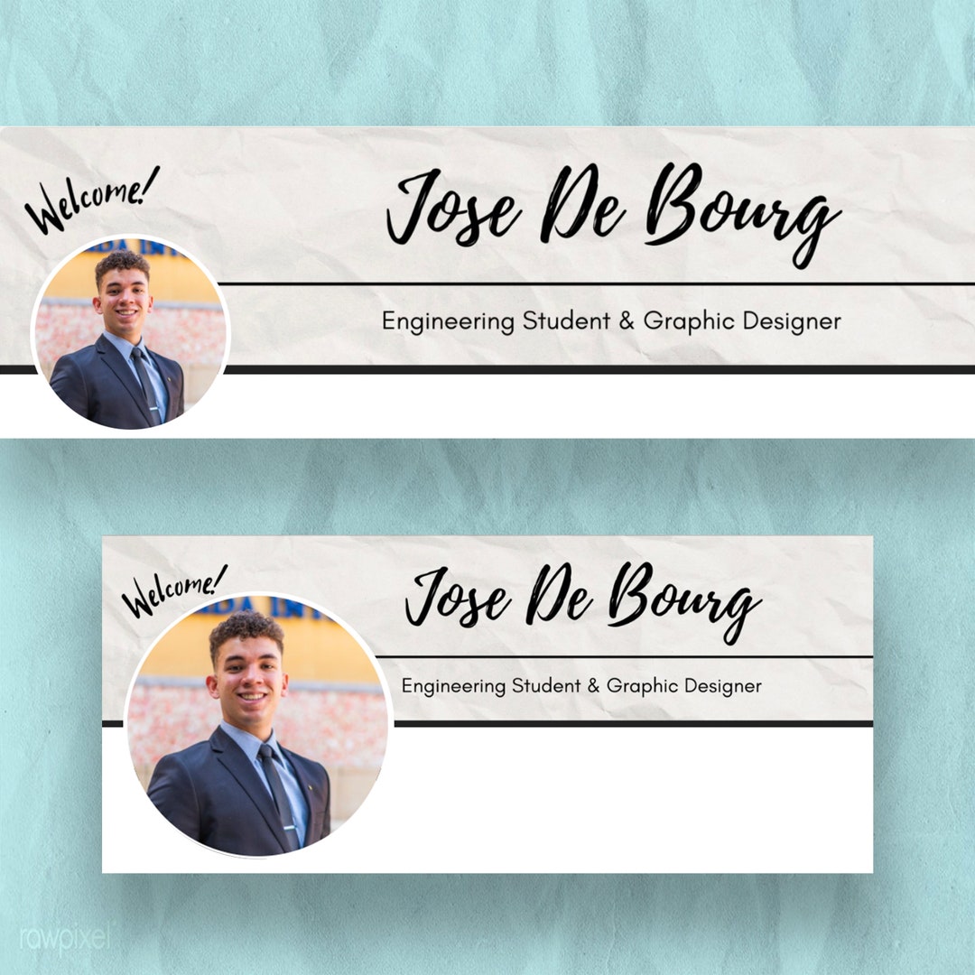 Editable Linkedin Banner Canva Template Social Media Banner - Etsy