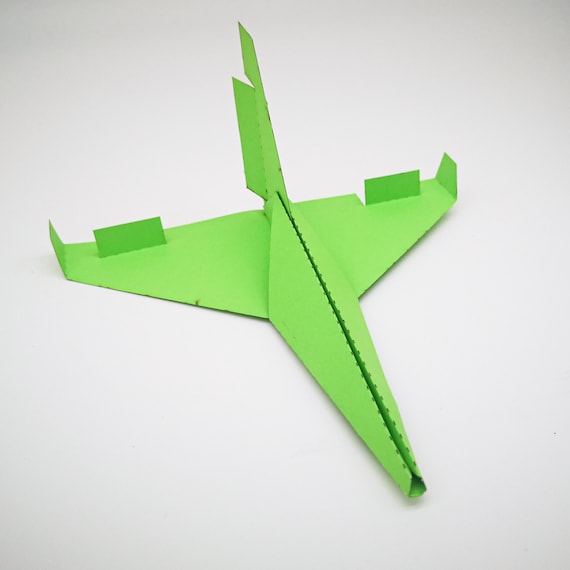 3d Paper Airplane Template