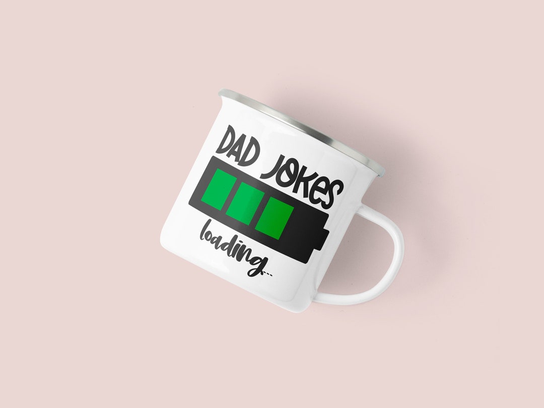 Dad Jokes Loading Mug/matching Coaster/ Fathers Day Gifts/ Anniversary ...