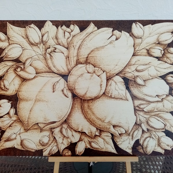 Flower Engraving - Etsy