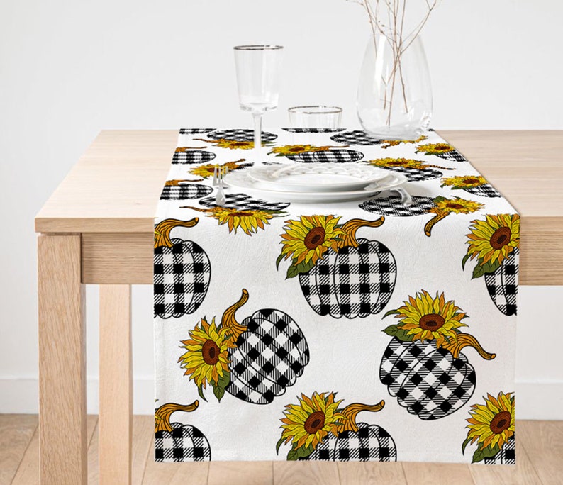 Fall Theme Table Runner Farmhouse Table Decor Fall Wedding - Etsy