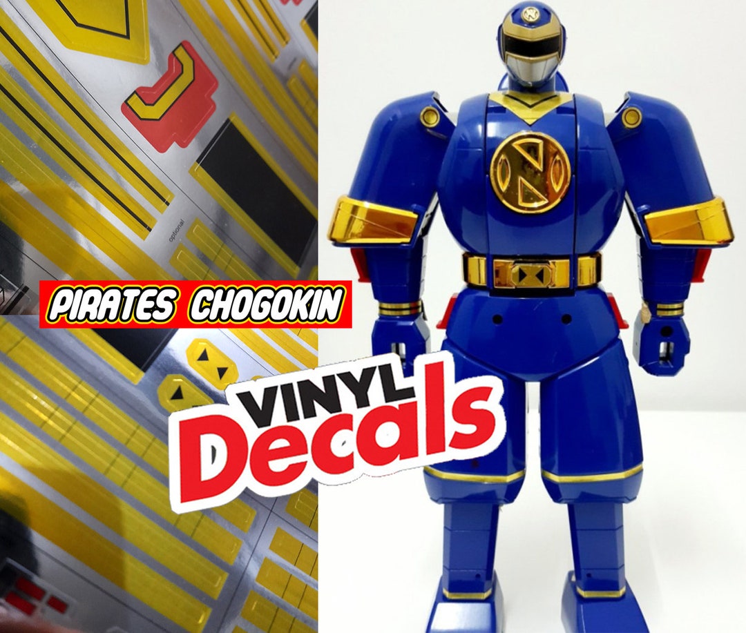 Decals Sticker Replacement Dx Vintage Ninjor Megazord Power Ranger ...